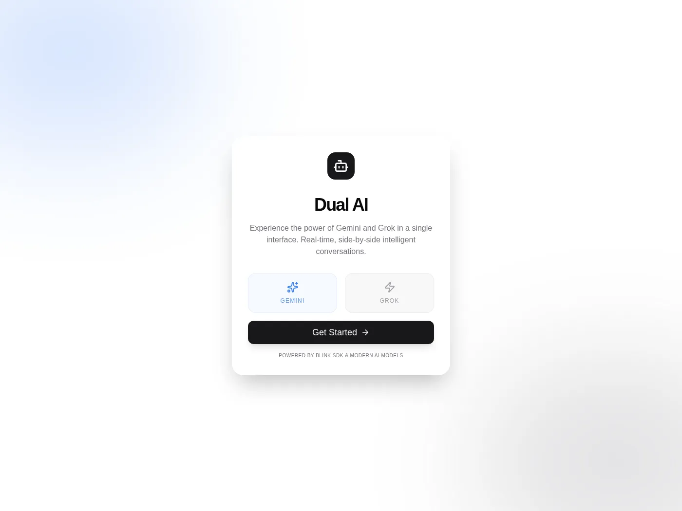 Dual AI Chat Models