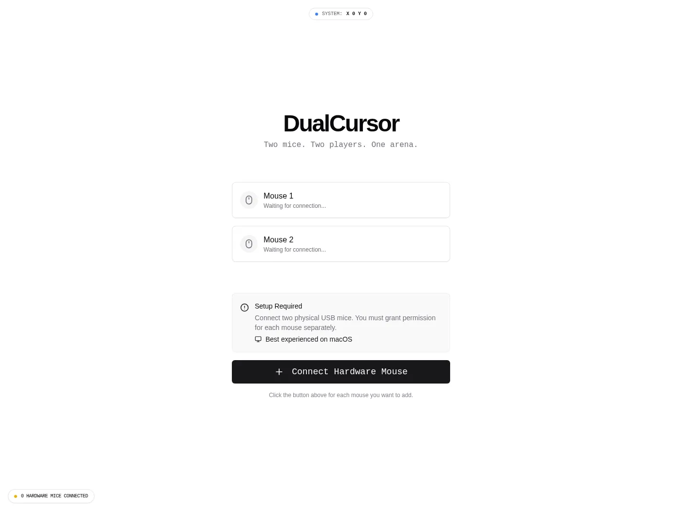 DualCursor Game