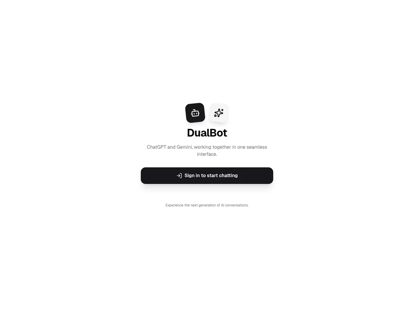 DualBot Chat App