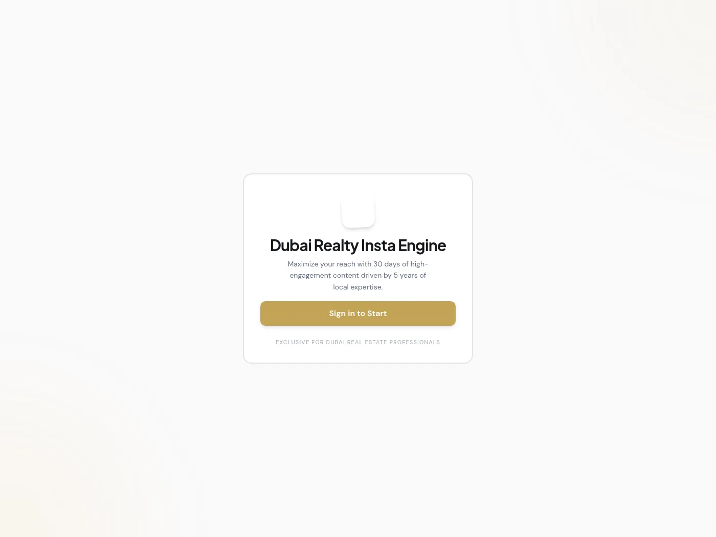 Dubai Realty Insta Engine