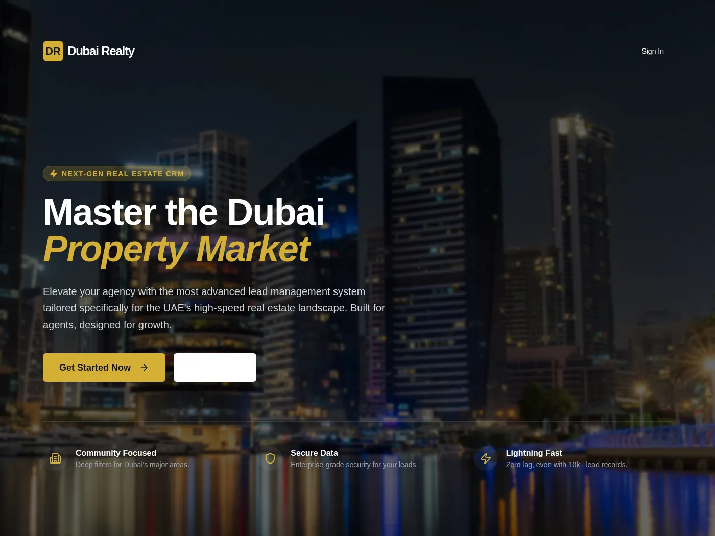 Dubai Realty Lead CRM
