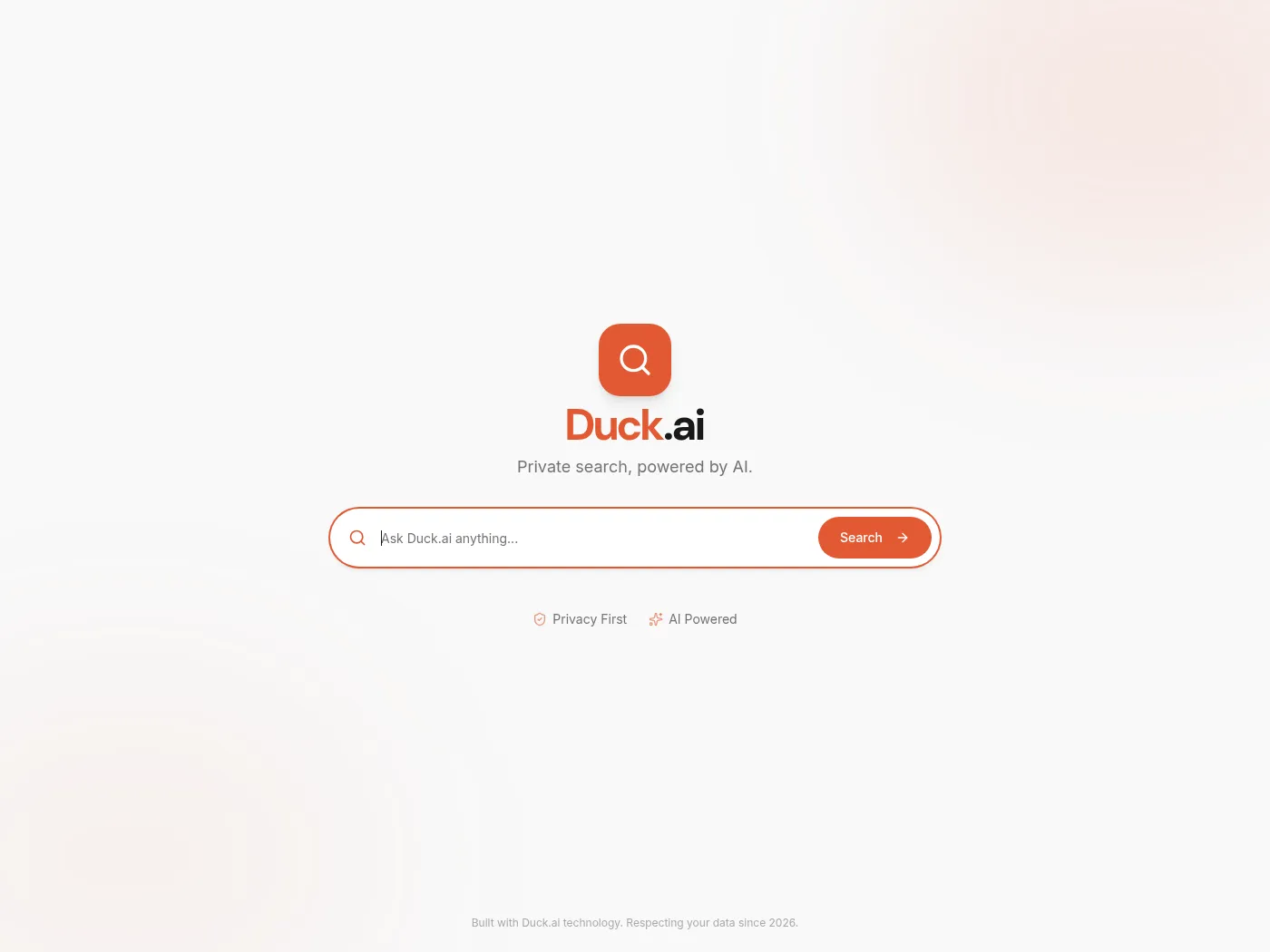 Duck.ai Search App
