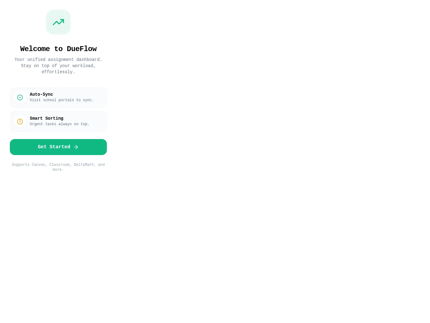 DueFlow Assignment Dashboard