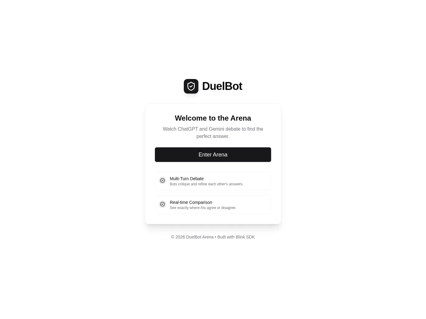 DuelBot Chat Arena
