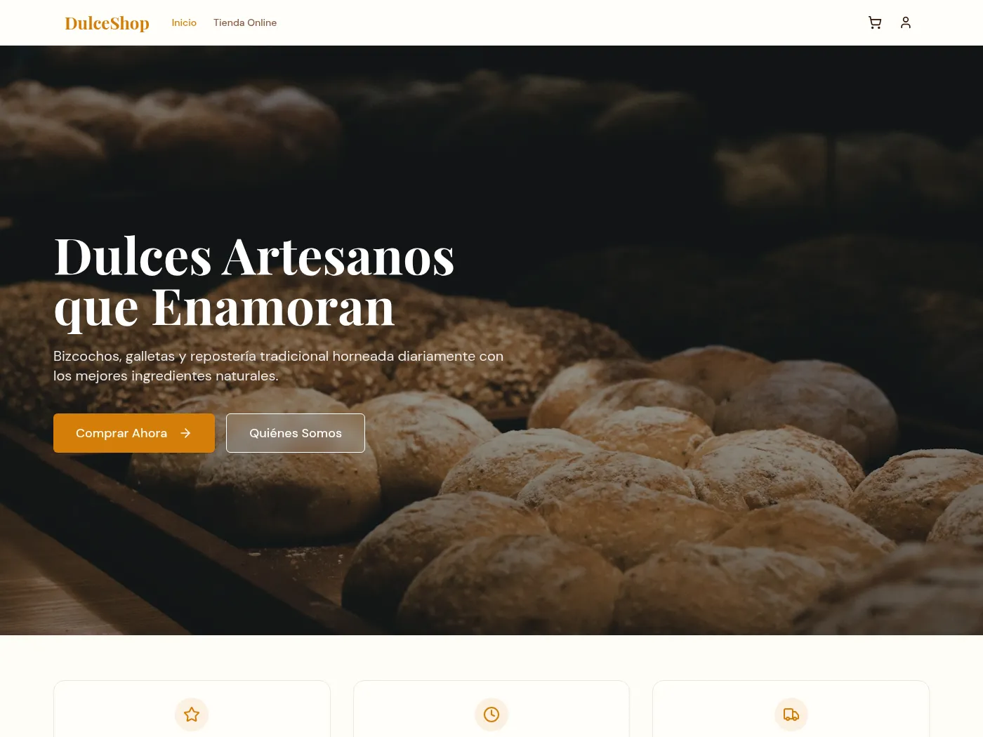 DulceShop Web Launch