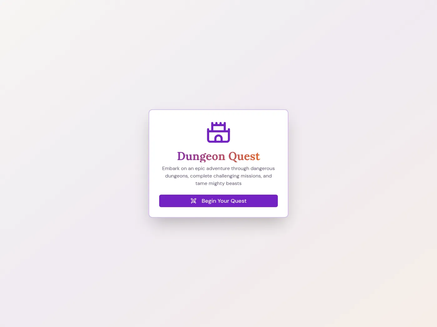 Dungeon Quest Adventure