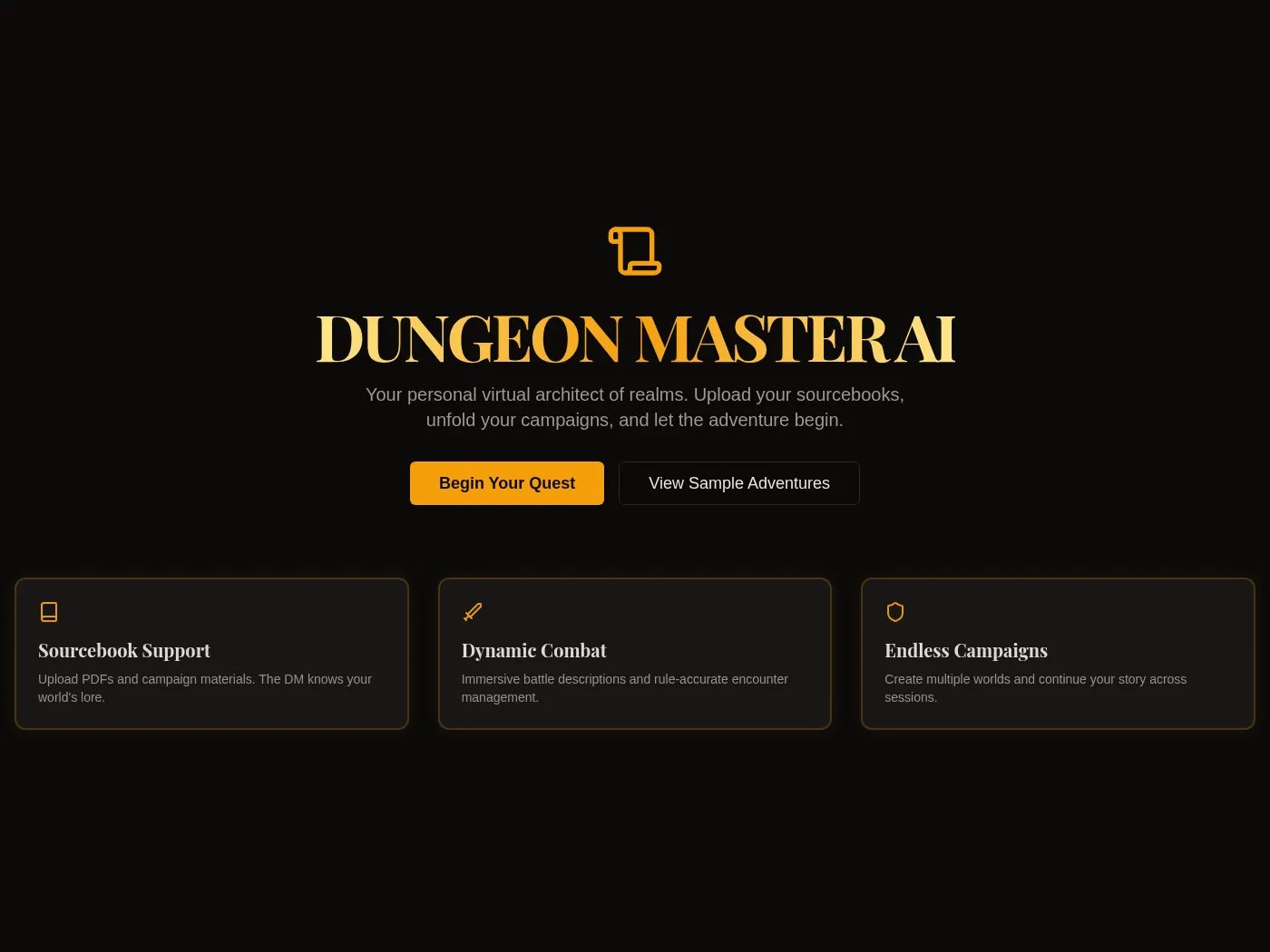DungeonMaster AI