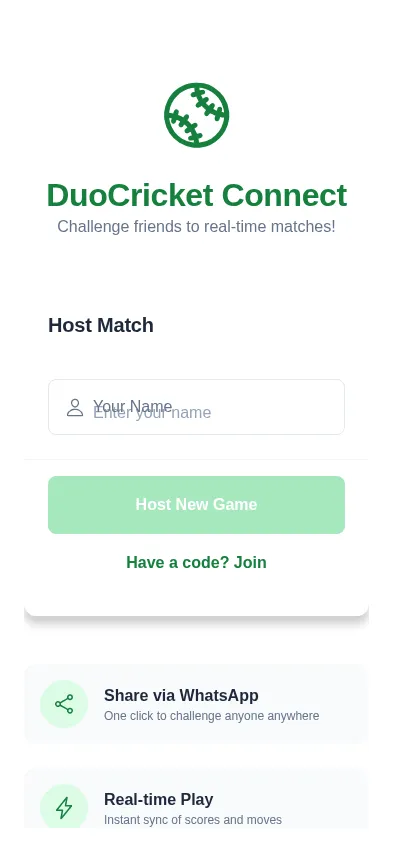 DuoCricket Connect