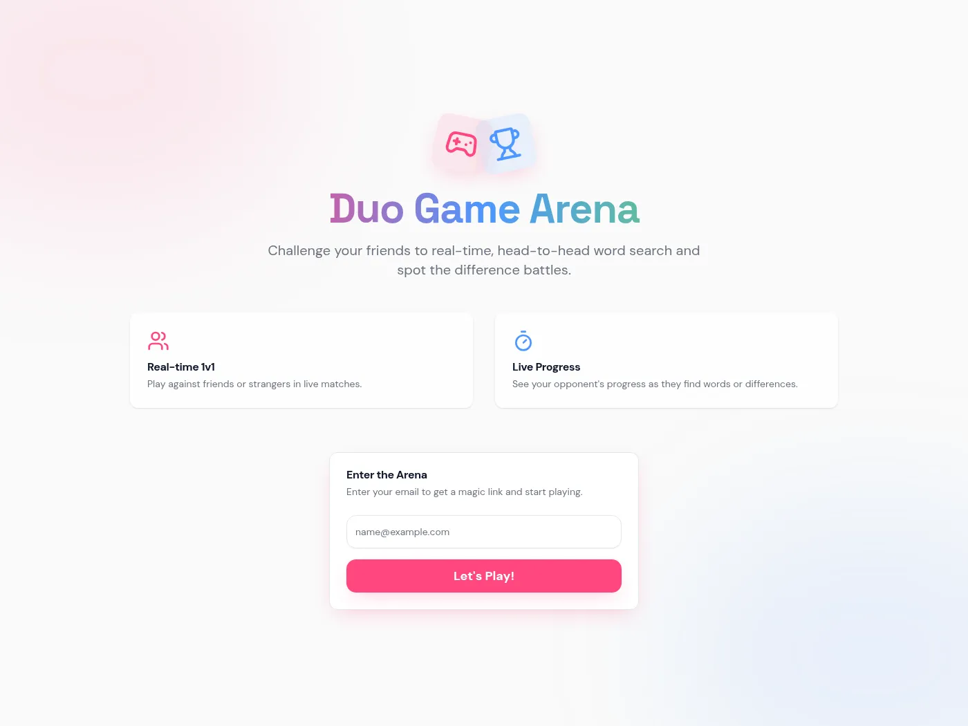 Duo Game Arena