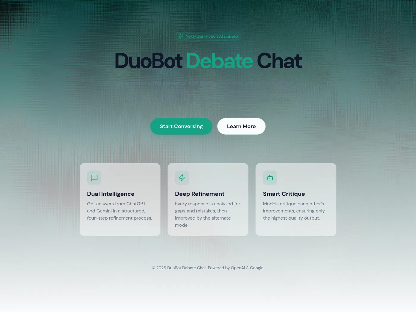 DuoBot Debate Chat Mike