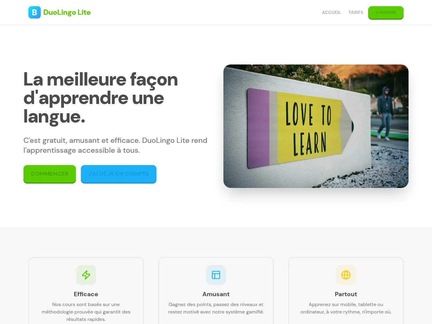 DuoLingo Lite