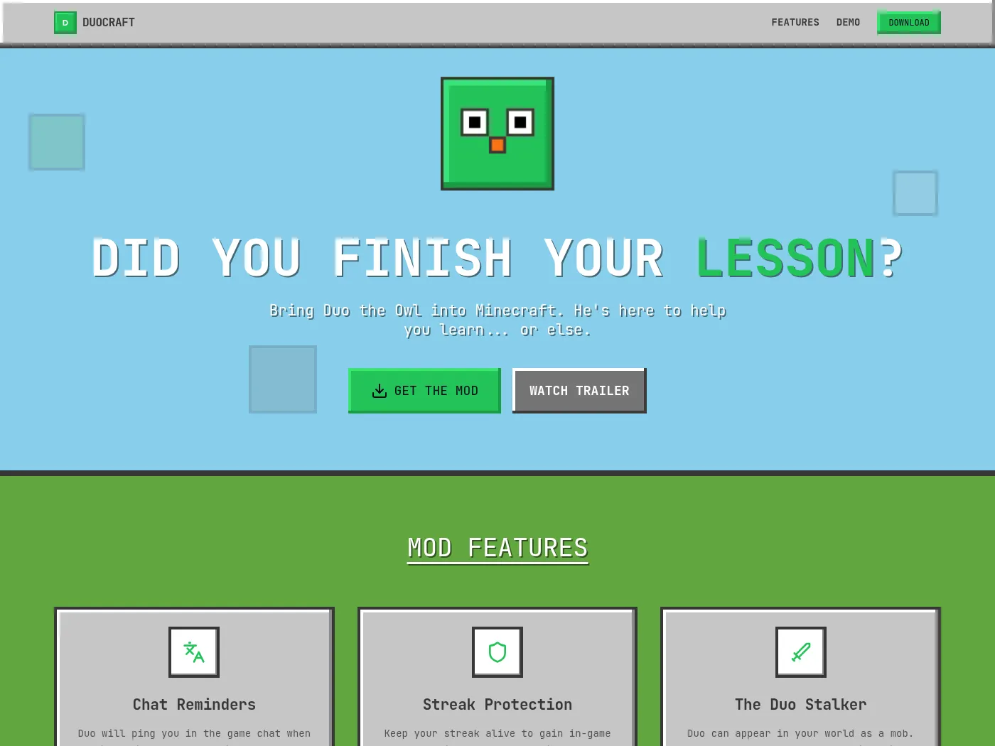 Duolingo Owl Mod