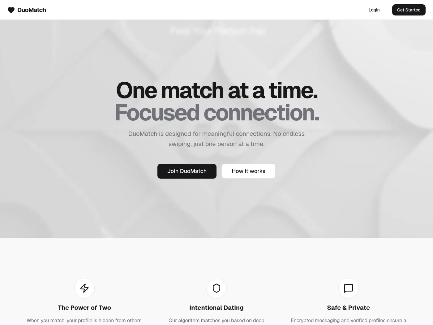 DuoMatch Dating App