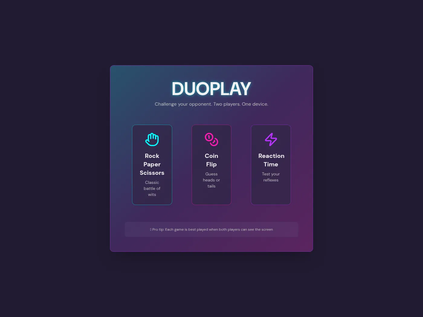 2 Player Game