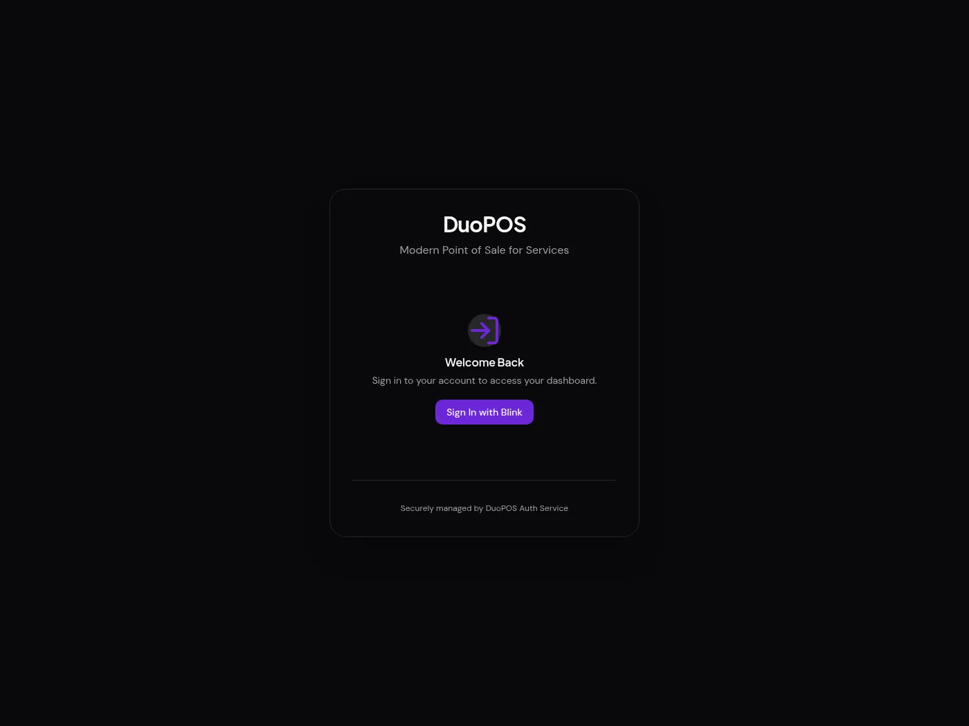DuoPOS Dashboard