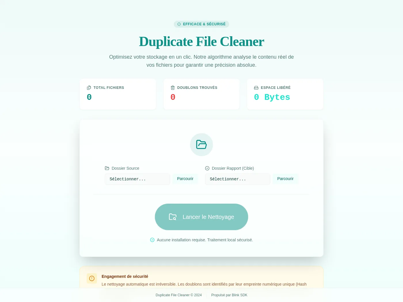 Duplicate File Cleaner