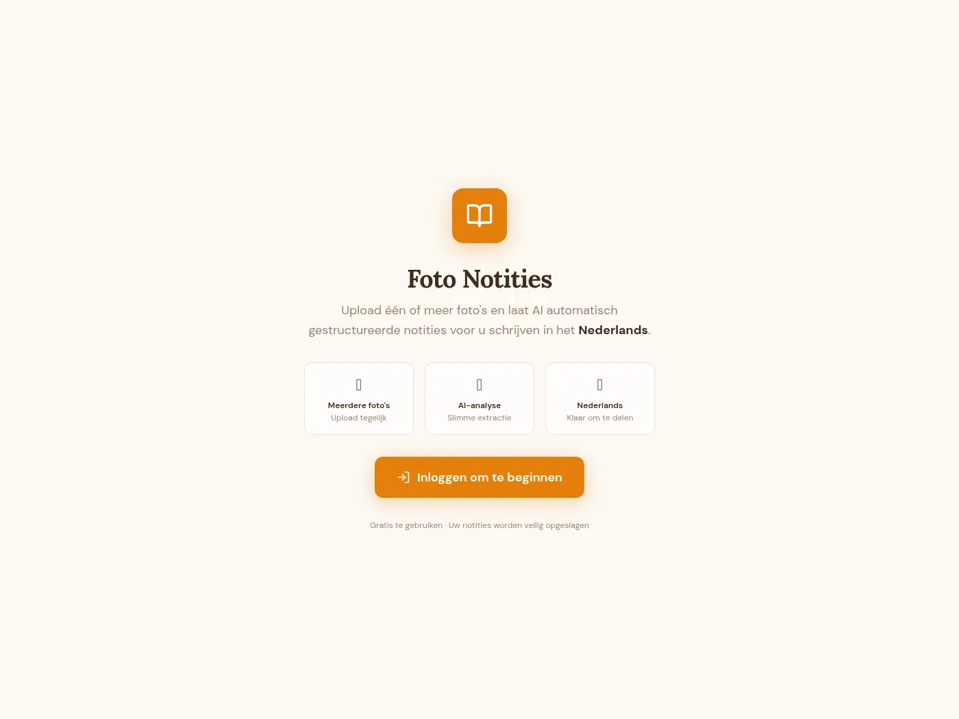 Dutch Photo Note Maker