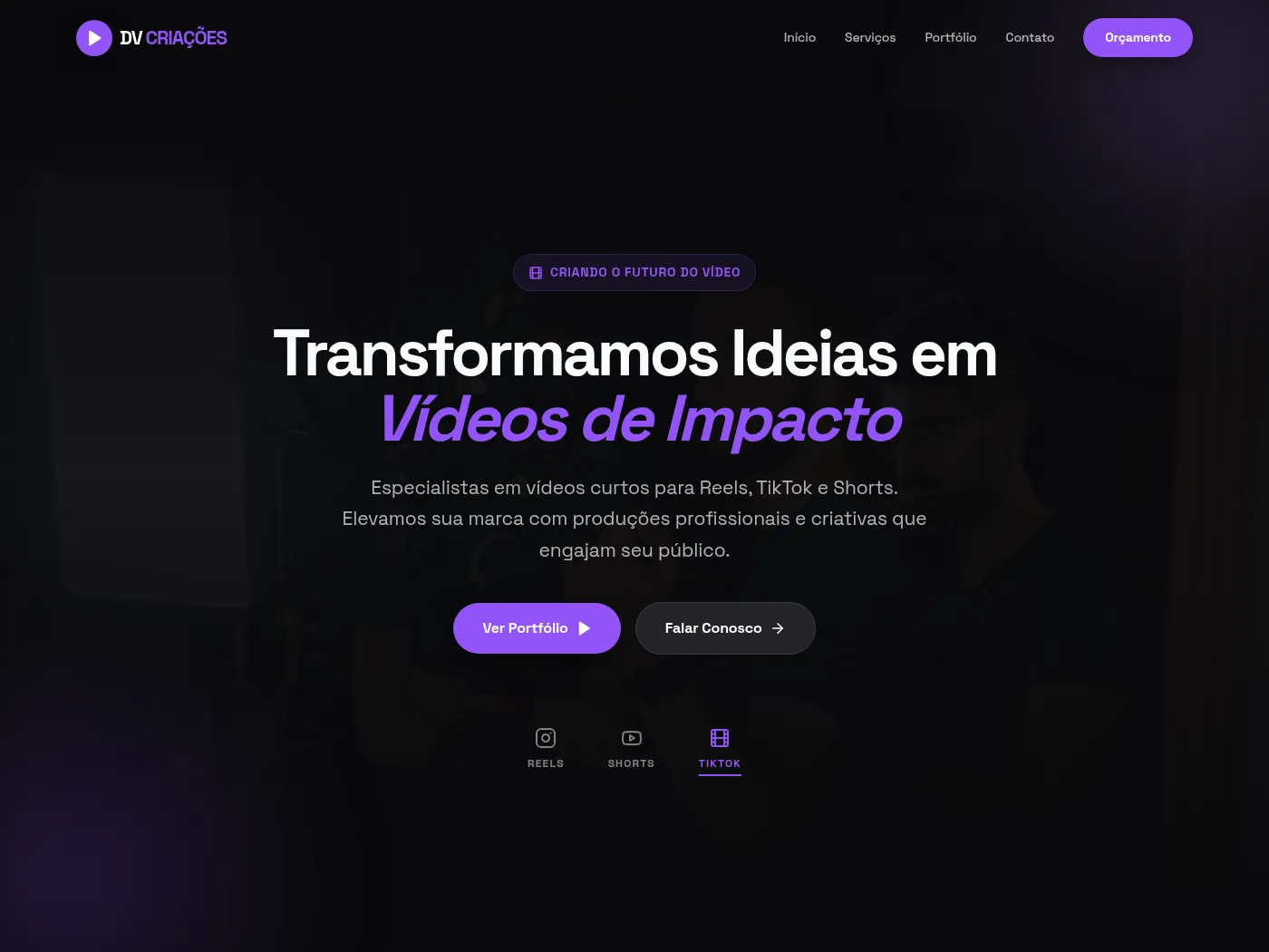 DV Video Creations Site