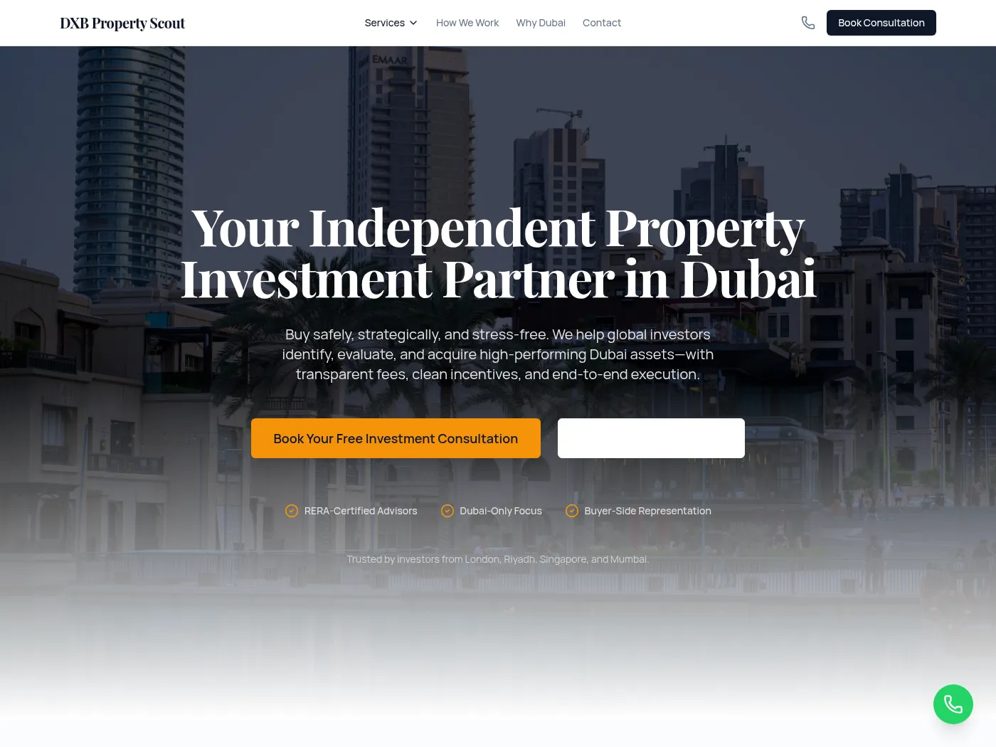 DXB Property Scout Website