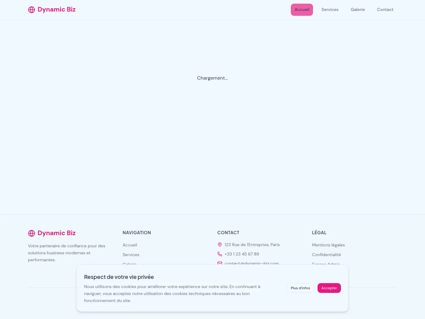 Dynamic Biz Website Suite