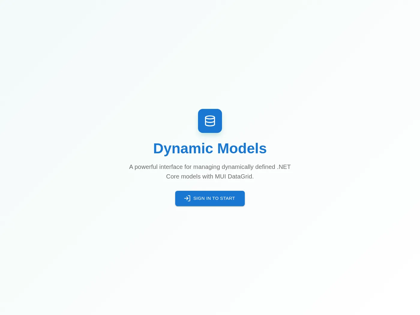 Dynamic Model Table