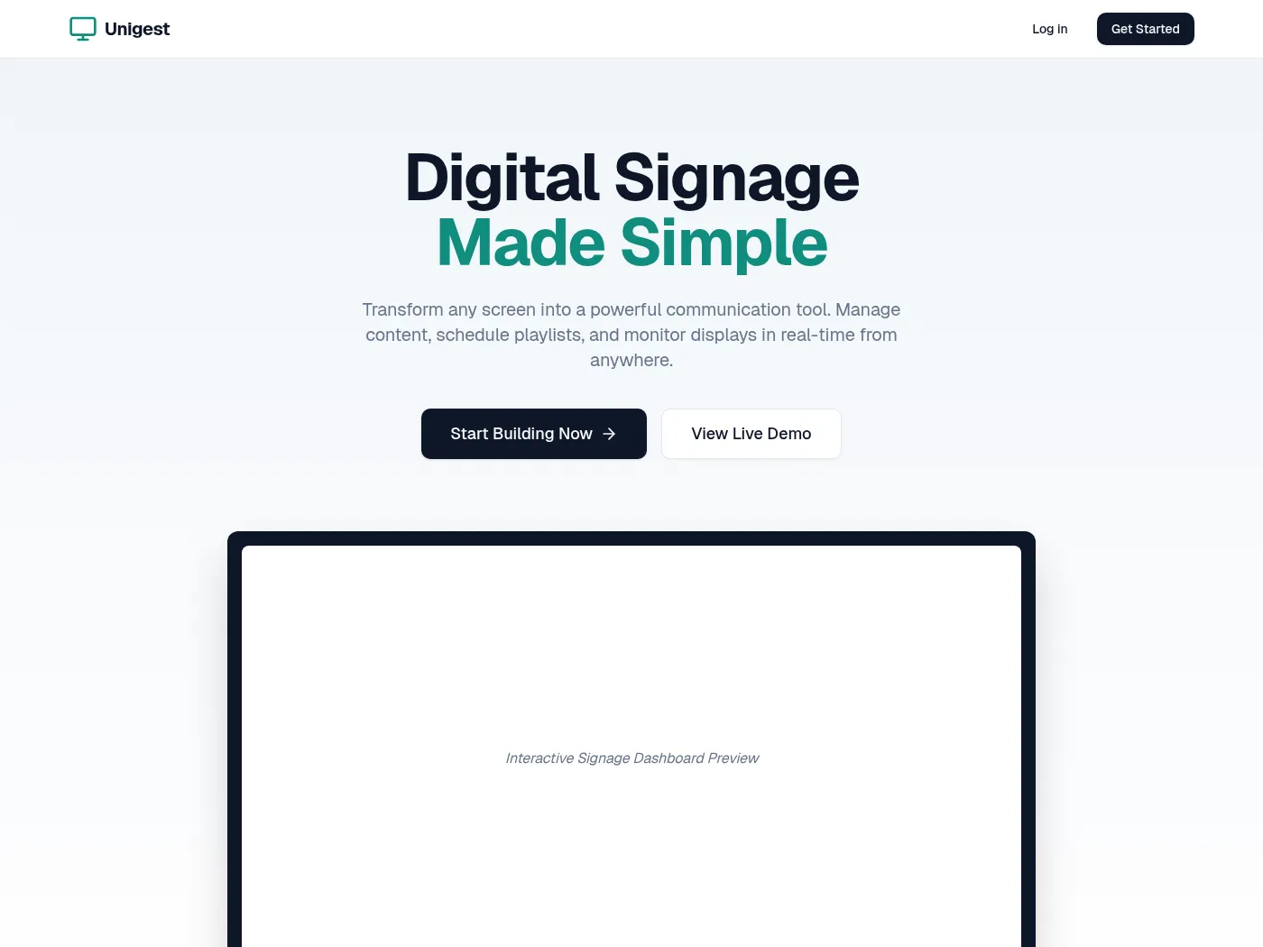 Unigest Dynamic Display