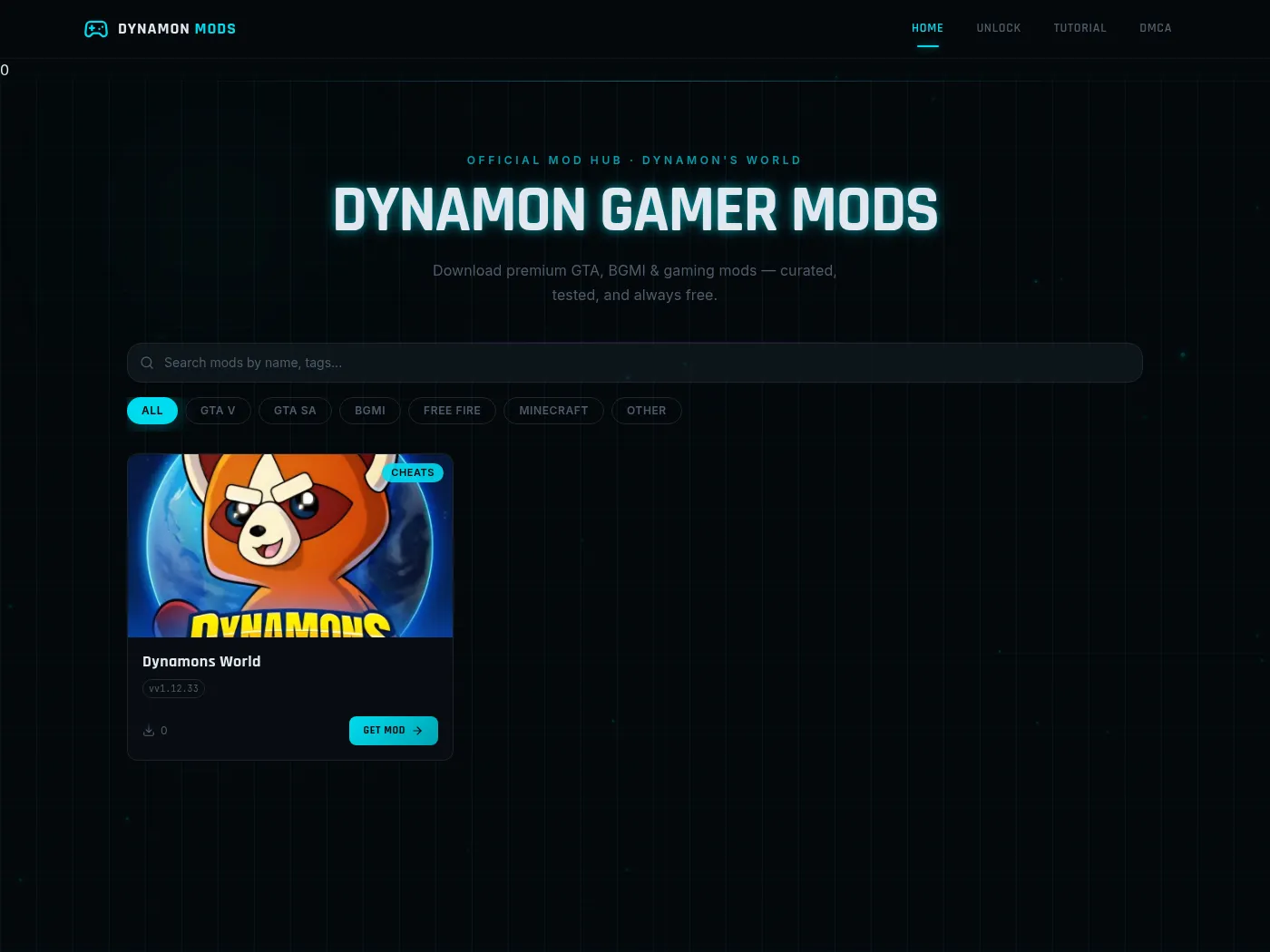 Dynamon Gamer Mods