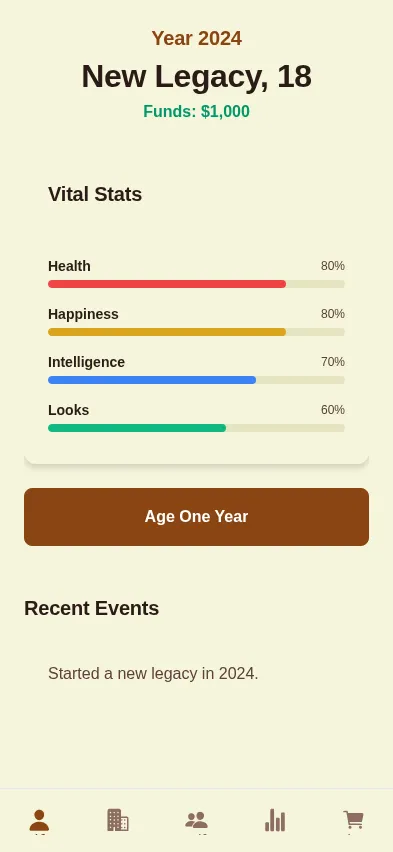 Dynasty Legacy Sim