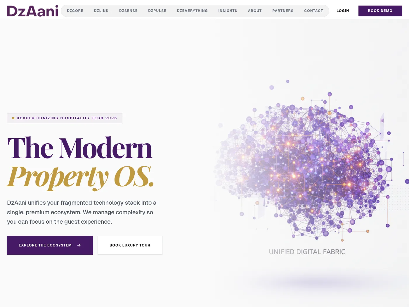 DzAani Luxe Website Redesign