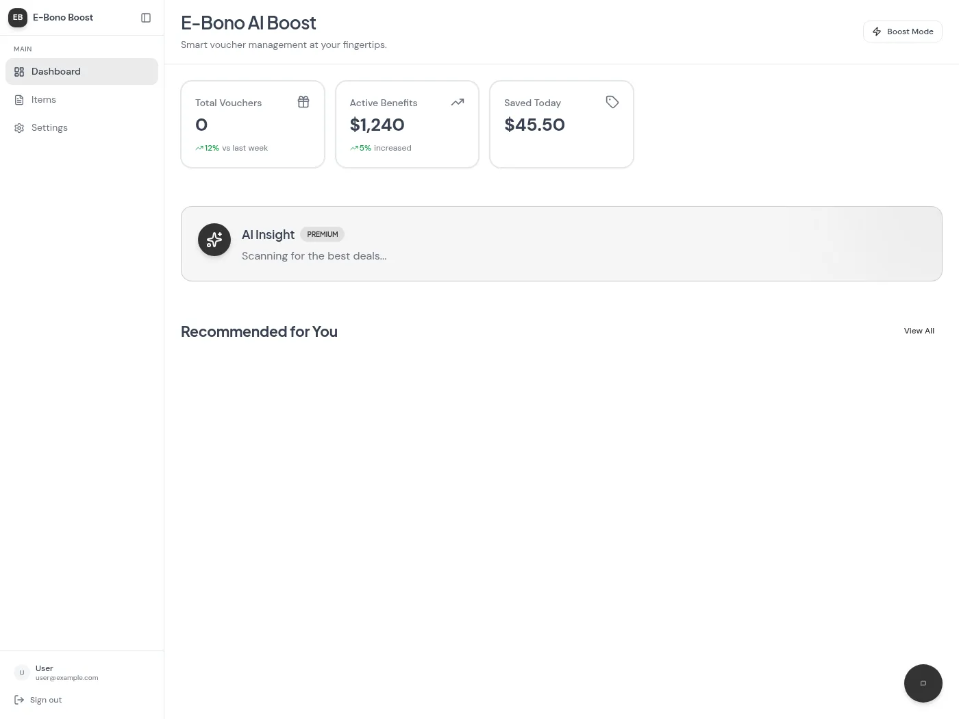 E-Bono AI Boost