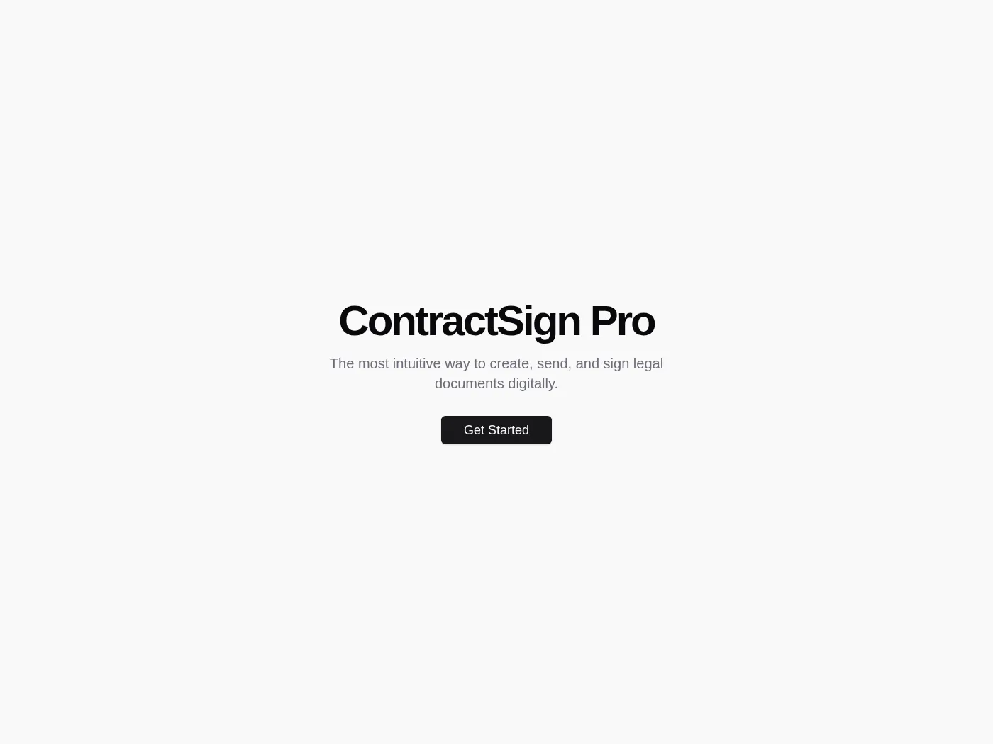 ContractSign Pro