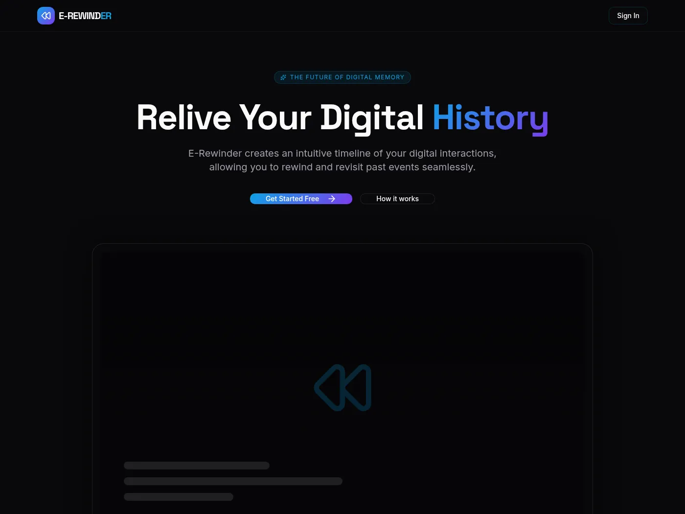 E-Rewinder App