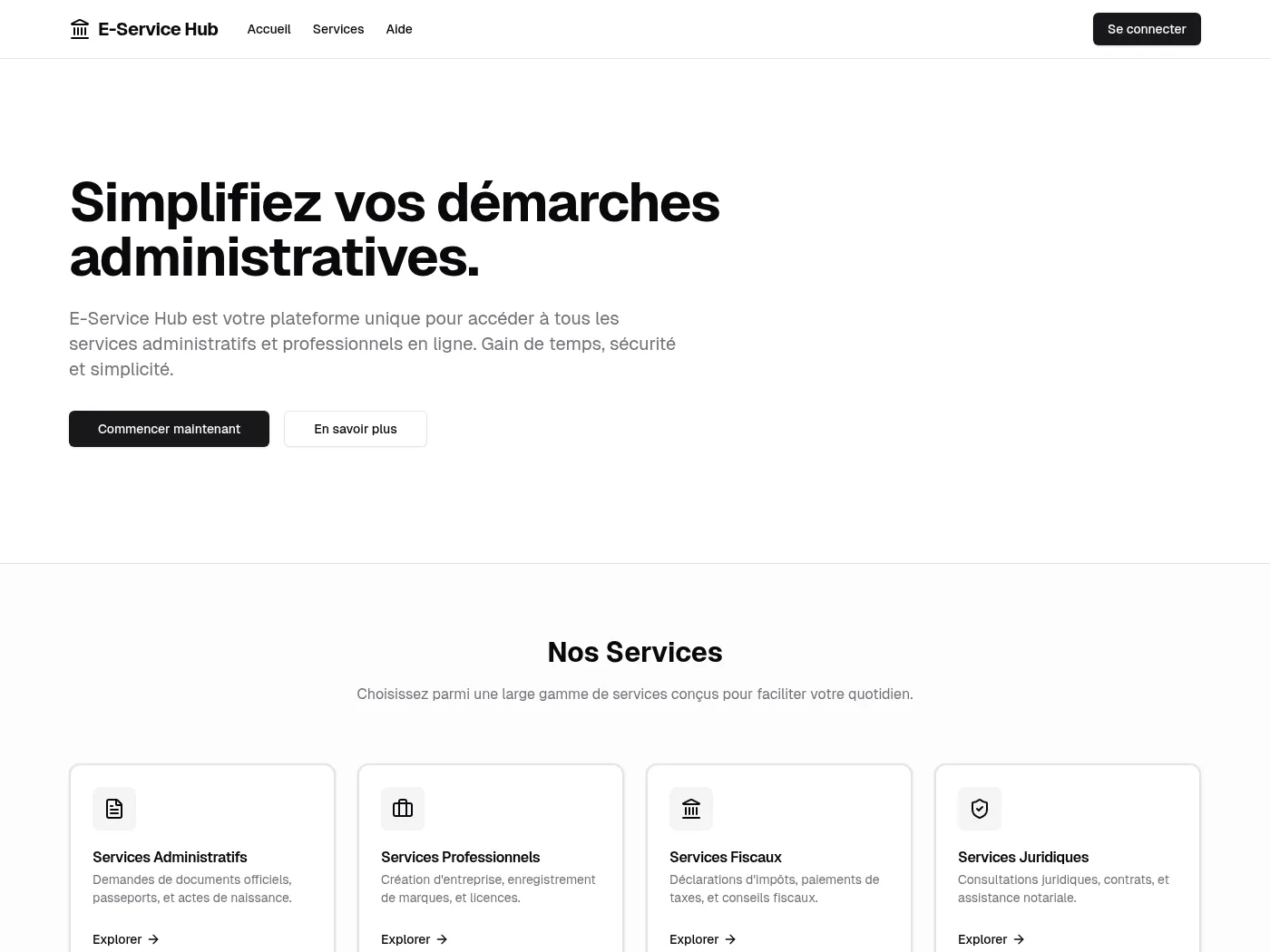 E-Service Hub