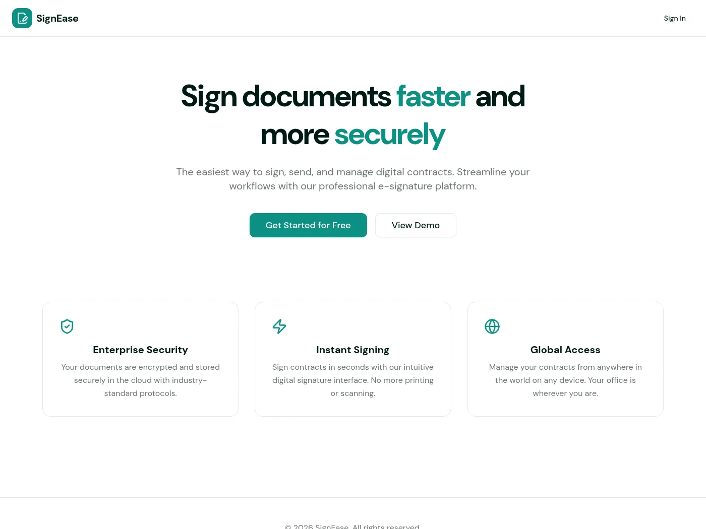 SignEase