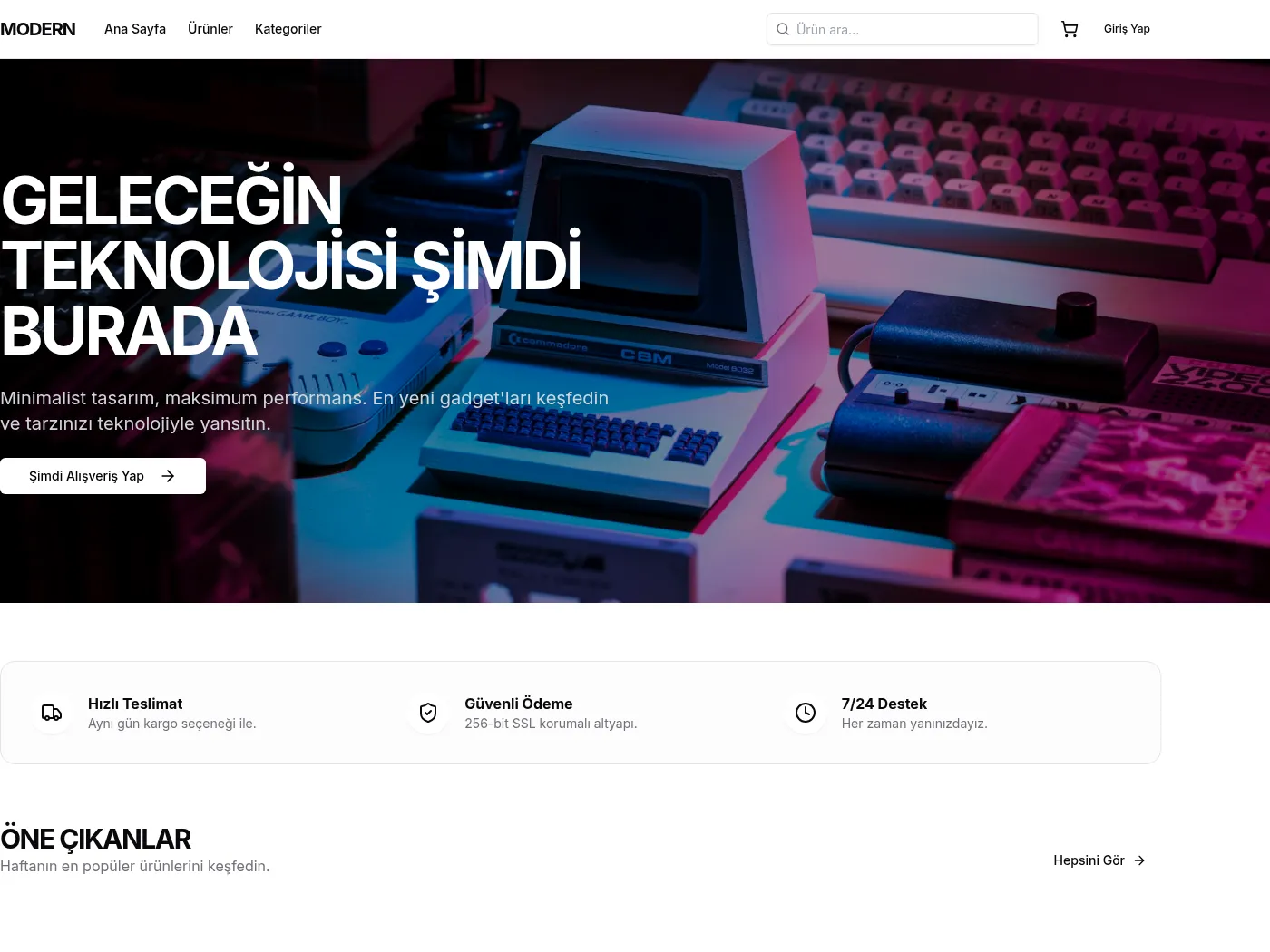 E-Ticaret Platformu