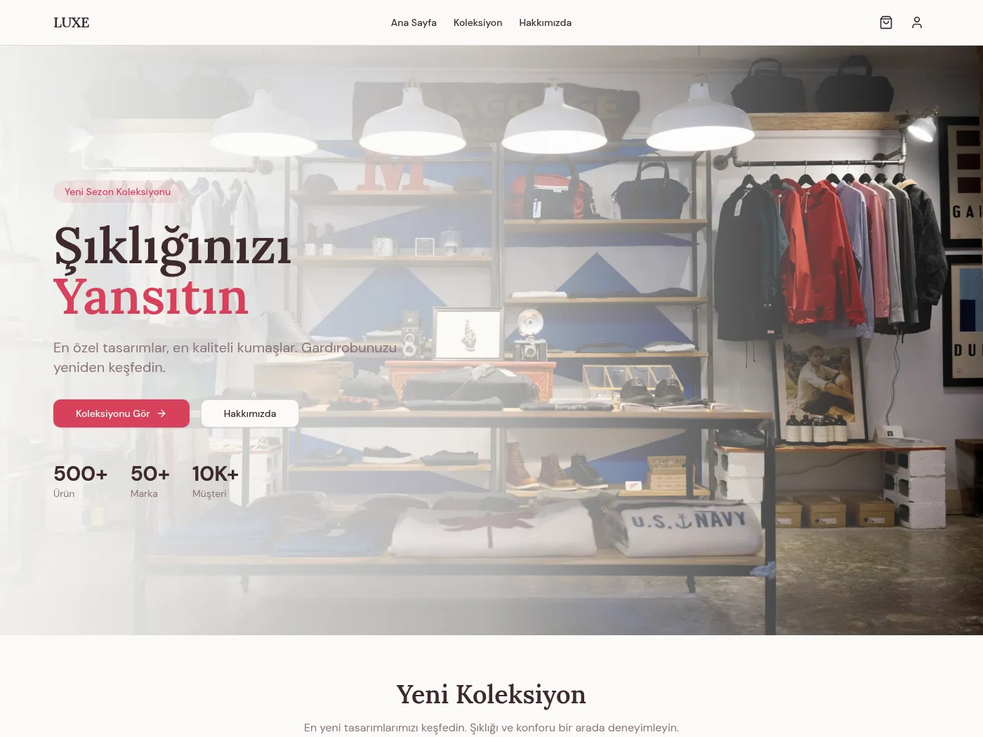 Kolay E-Ticaret Sitesi