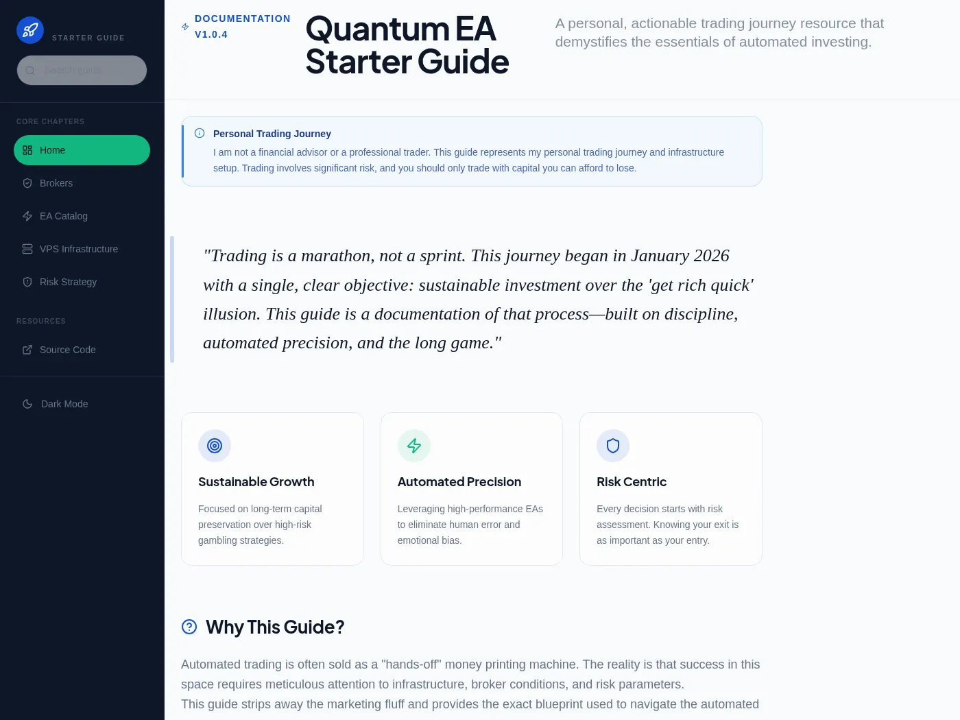 Quantum EA Starter Guide