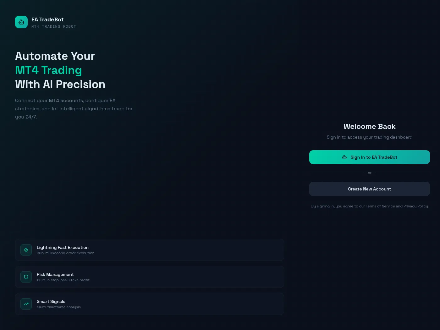 EA Trading Bot Connect