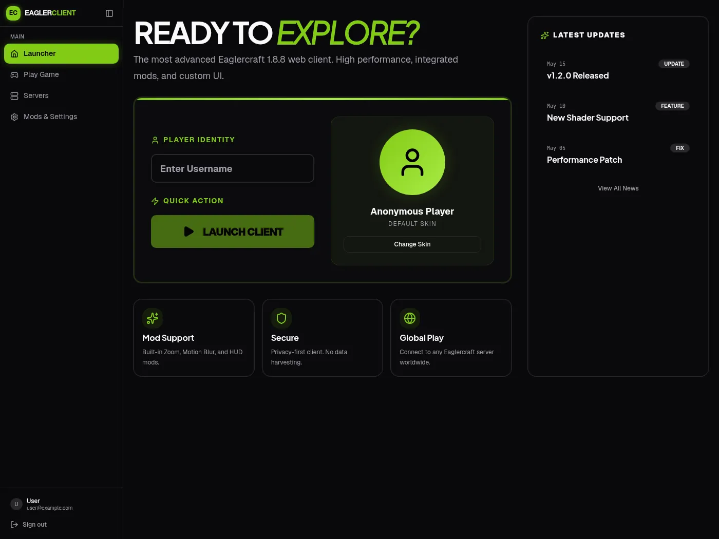 Eaglercraft Custom Client