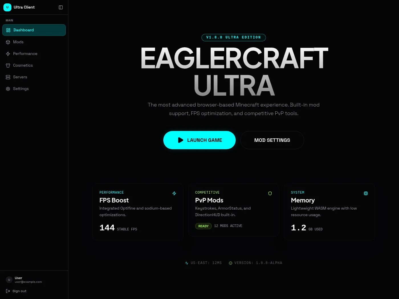 Eaglercraft Ultra Client
