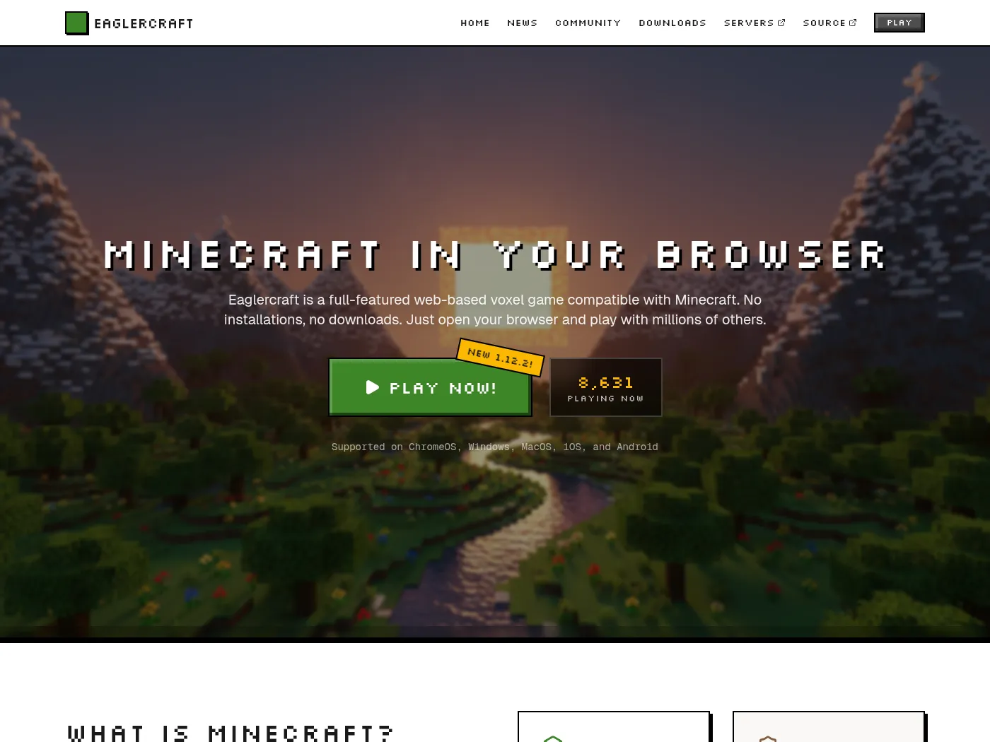 Eaglercraft Web Clone