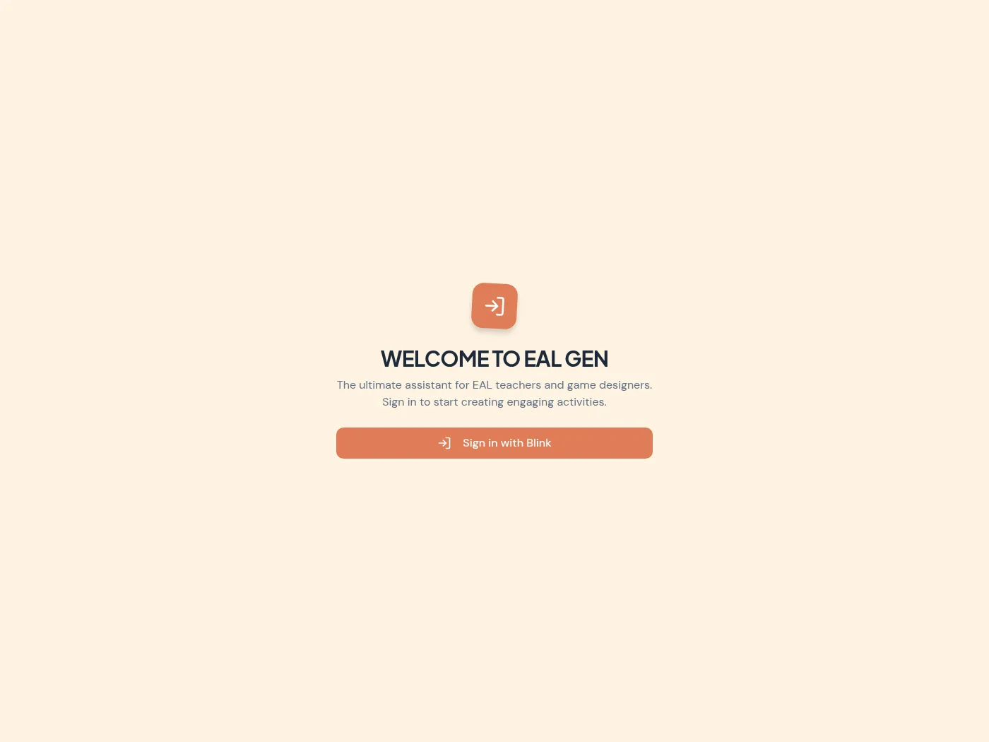 EAL Game Generator