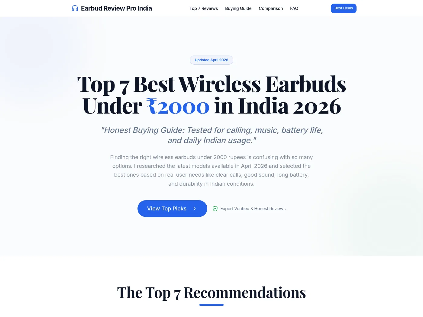 Earbud Review Pro India
