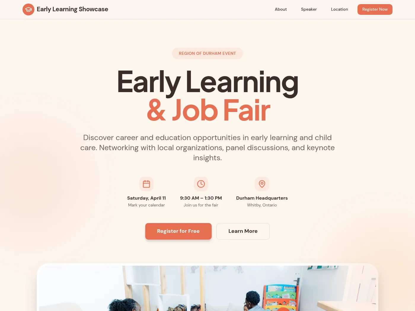 Early Learning Job Fair