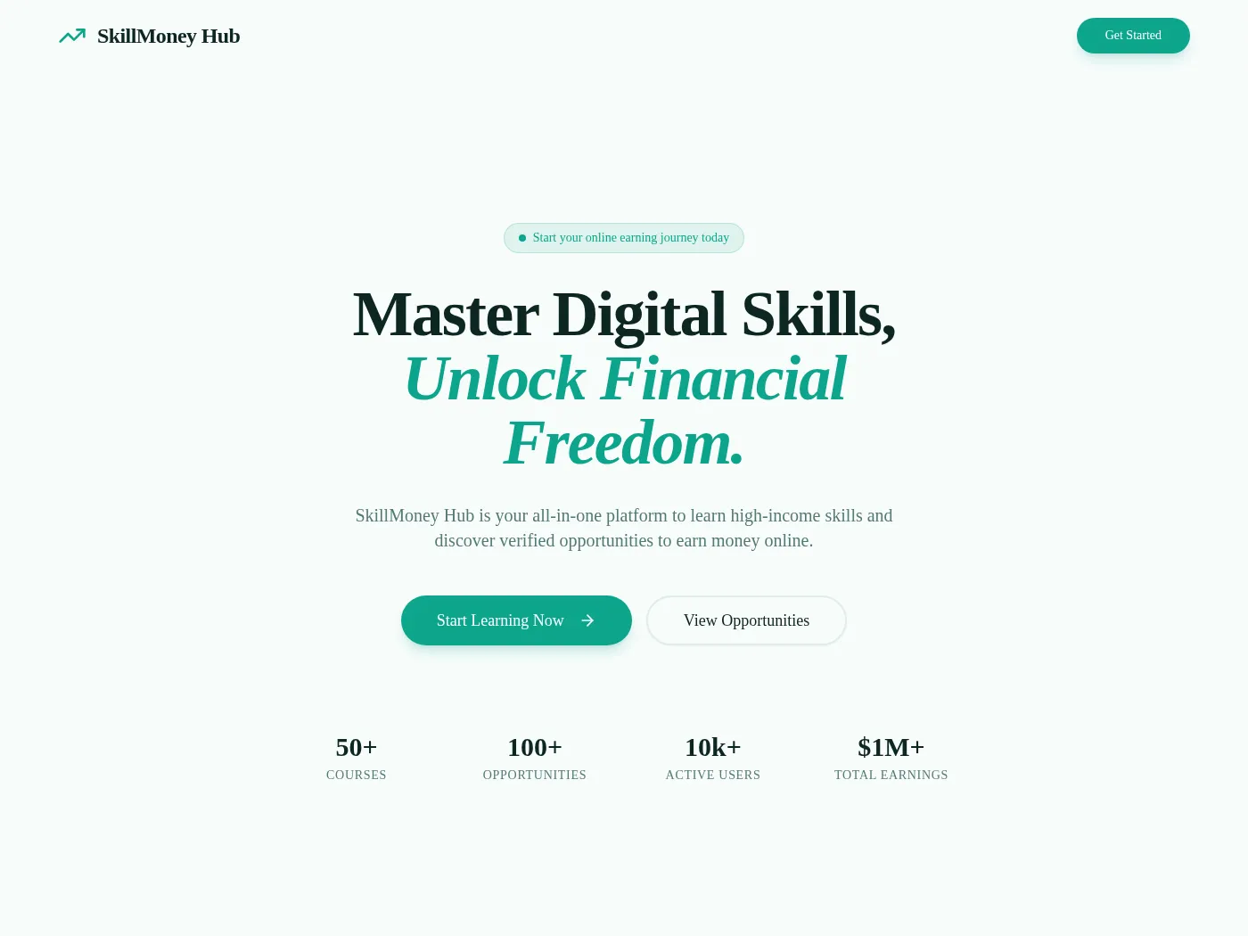 SkillMoney Hub