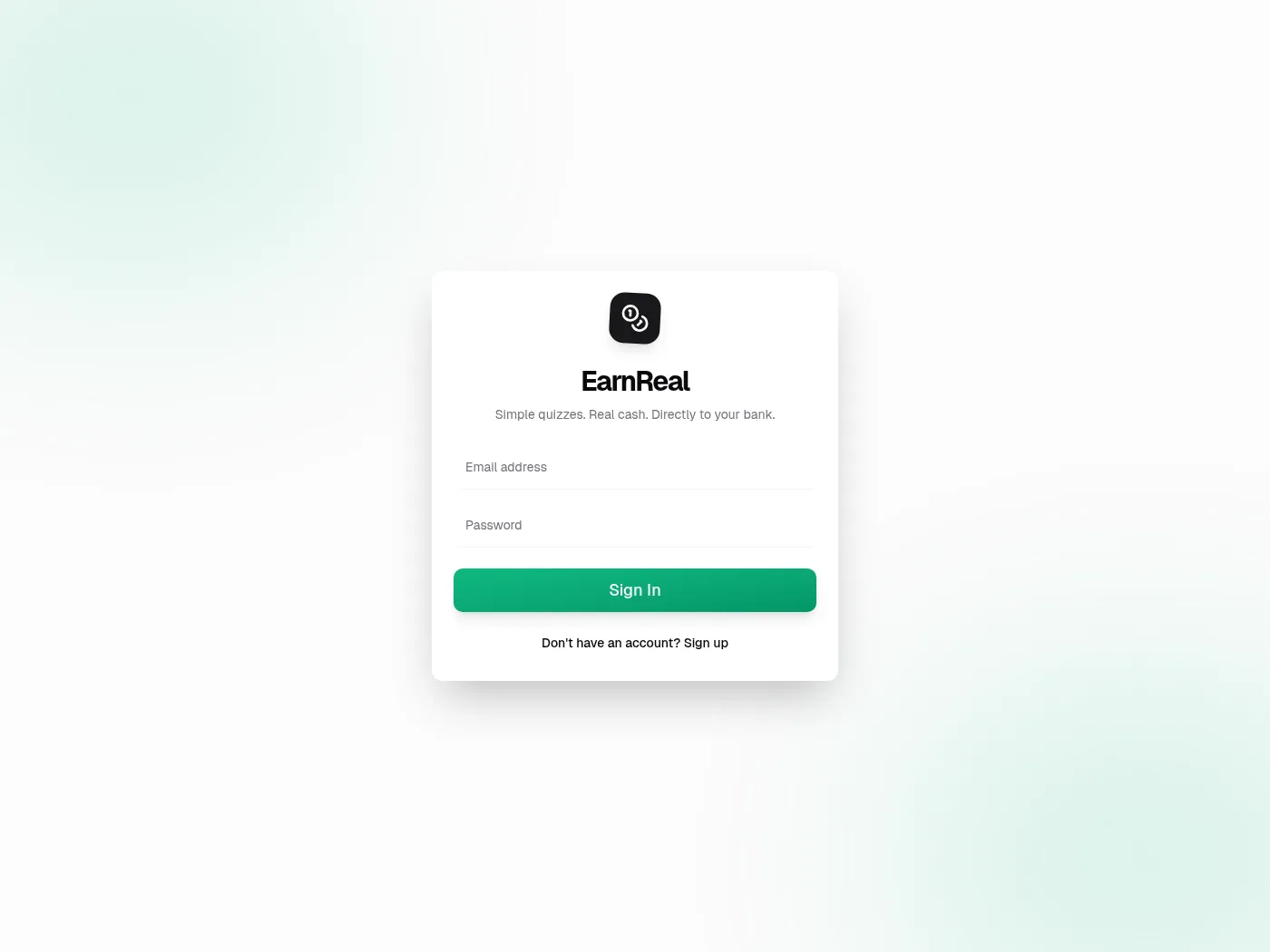 EarnReal Quiz Payouts
