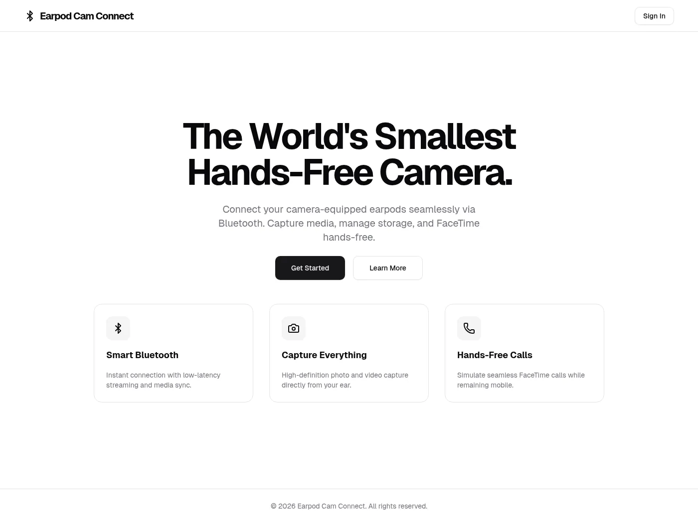 Earpod Cam Connect