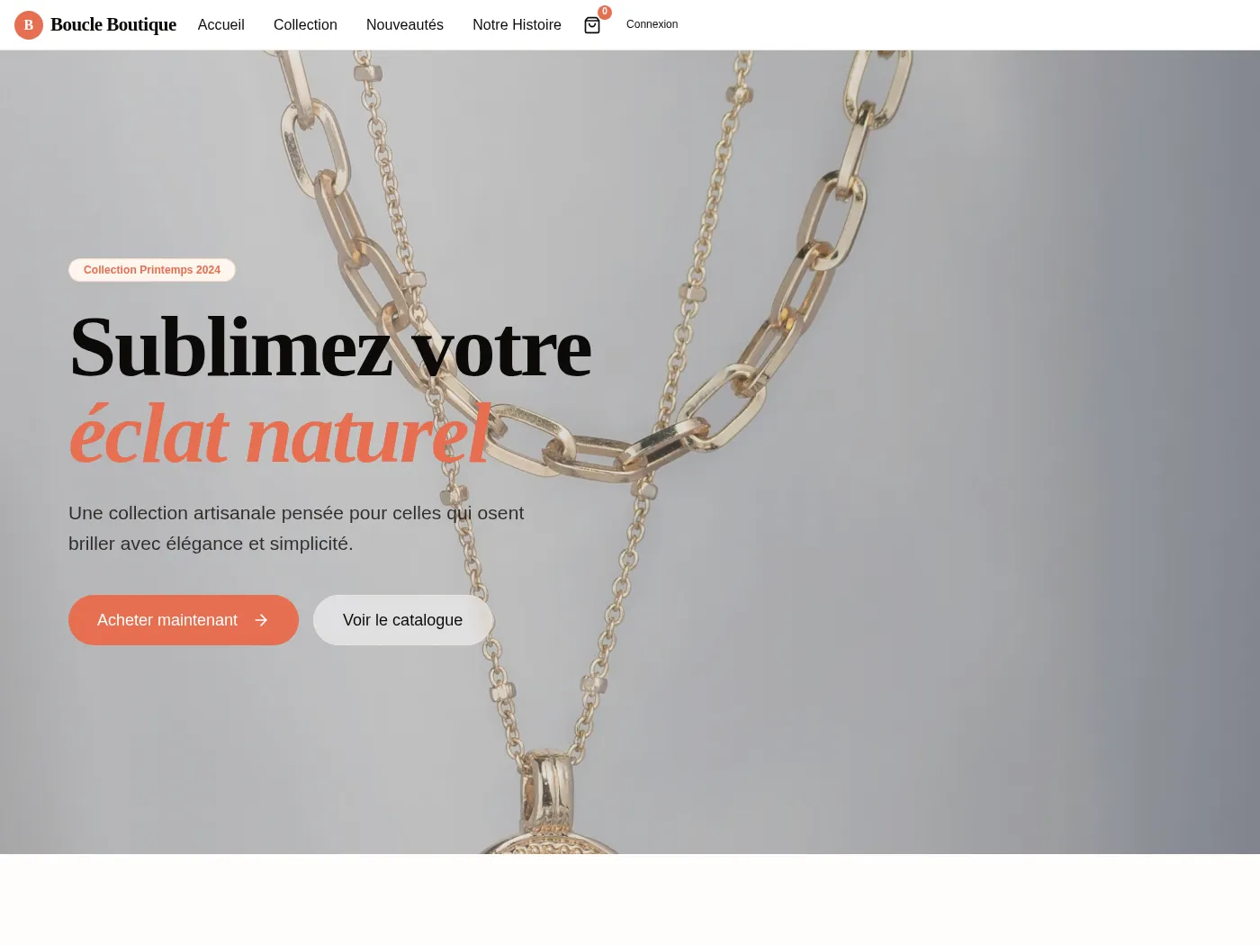 Boucle d’Oreille Boutique