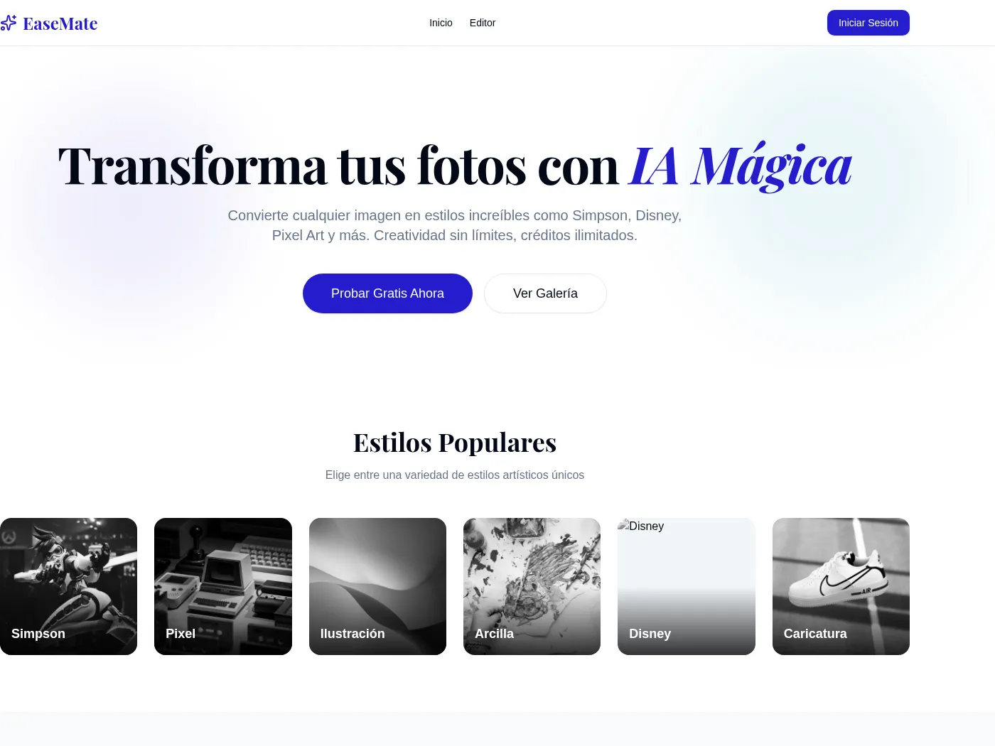 Easemate Imagen Estilo App