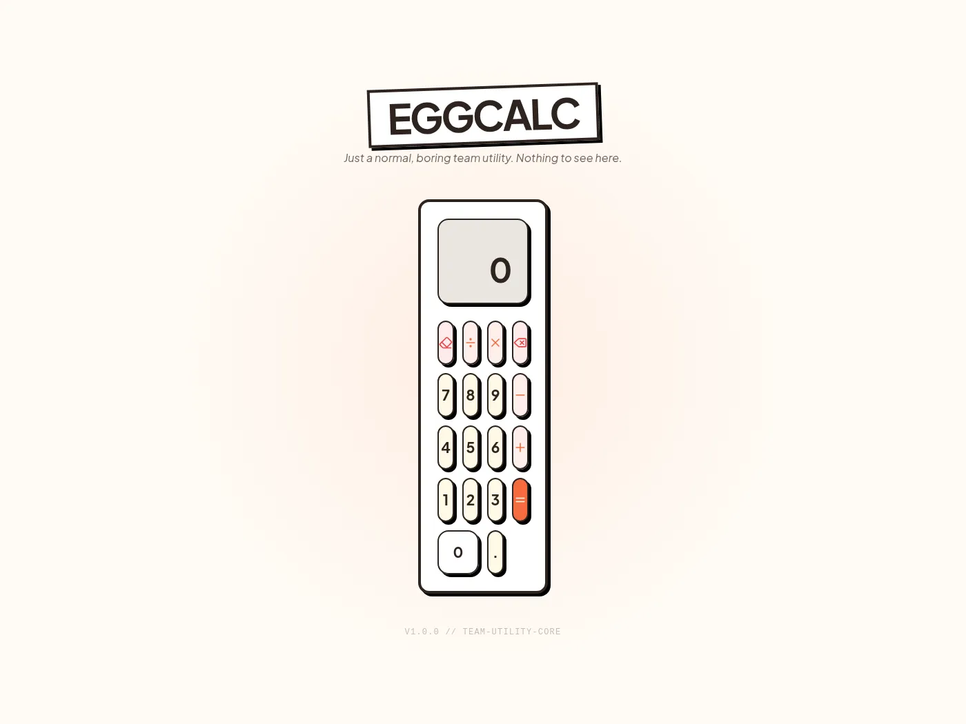 Easter Egg Calculator